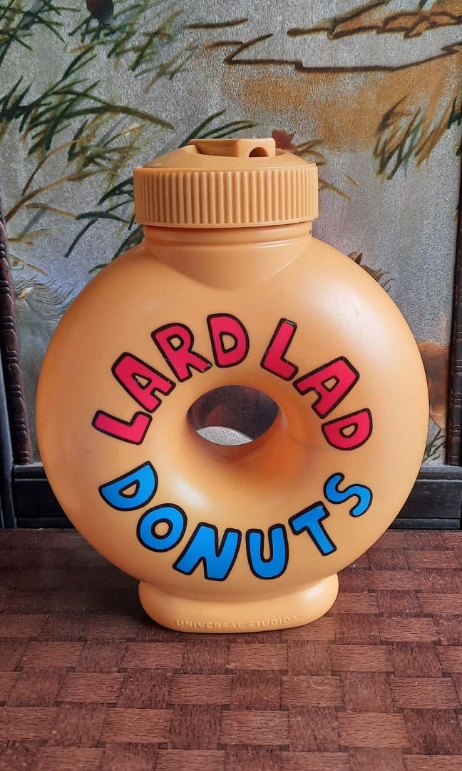 Vintage Simpsons Lard Lad Donuts Tumbler, Hobbies & Toys, Memorabilia ...