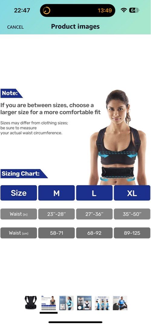 Vokka Posture corrector, Health & Nutrition, Braces, Support ...