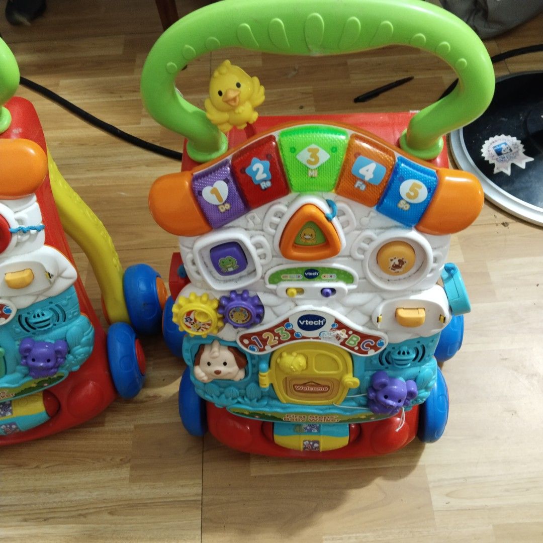 Vtech push walker and leap frog activity table on Carousell