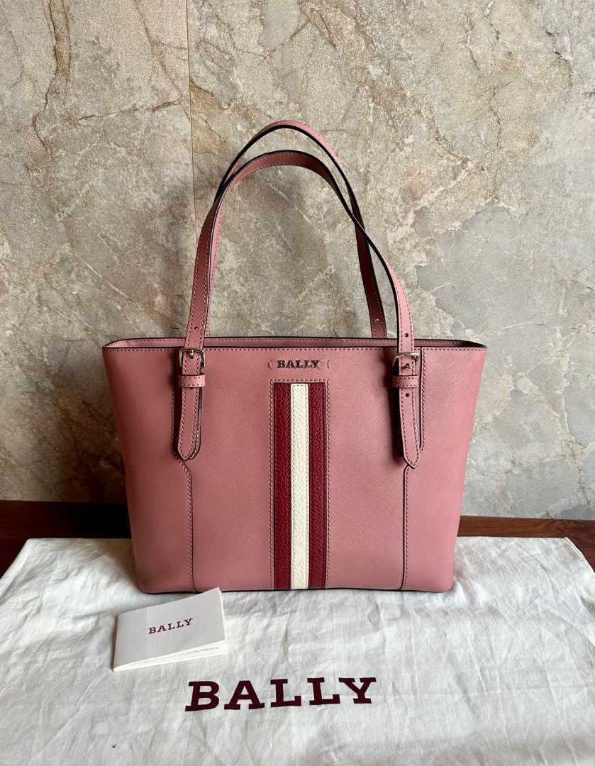 VVGC Bally supra small tote pink Size base 28cm With booklet & db (qc ...
