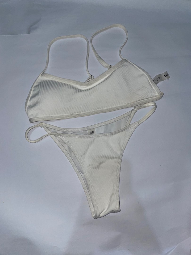 white string two piece, Women's Fashion, Swimwear, Bikinis & Swimsuits ...
