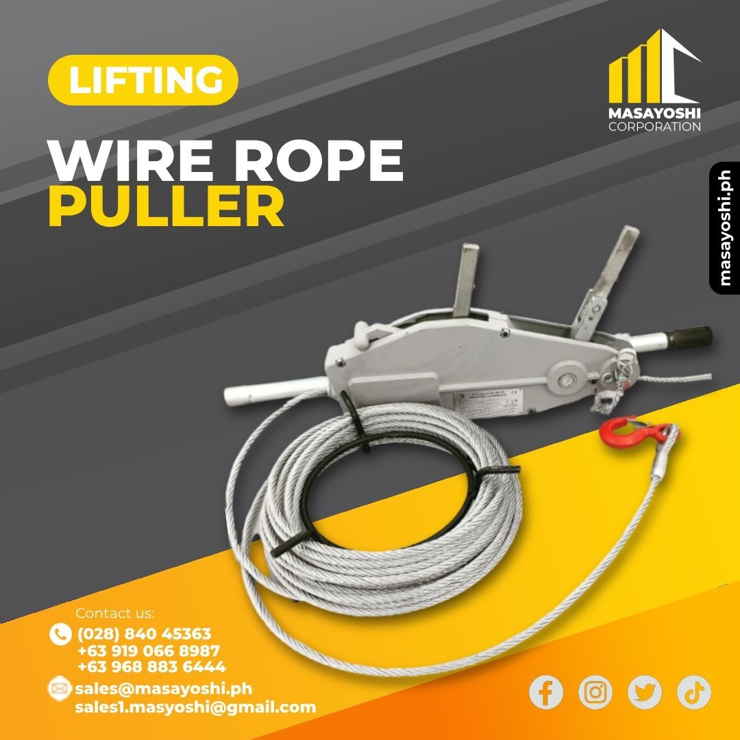 Wire Rope Puller | HSS Wire Rope Puller | Lifting | Lifter | Lifting ...
