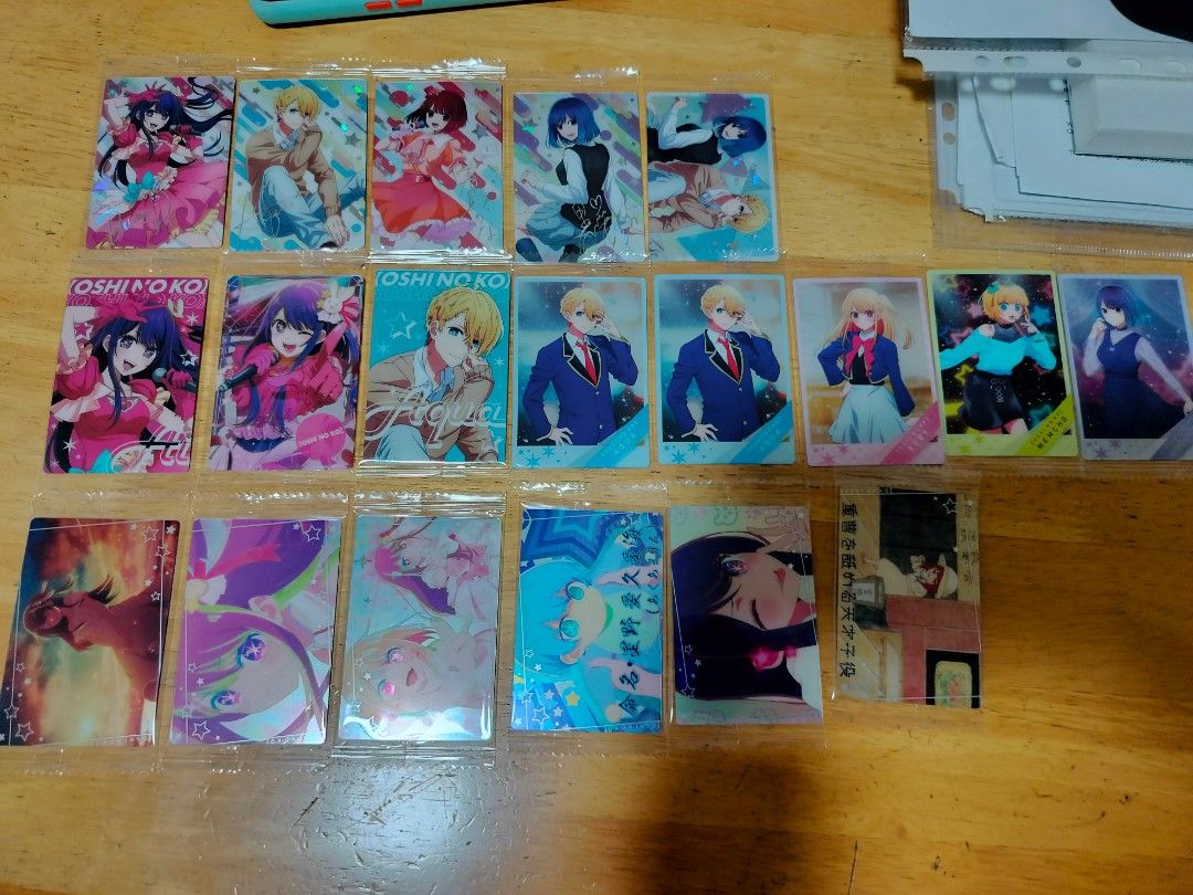 WTS OSHI NO KO WAFER CARDS, Hobbies & Toys, Toys & Games on Carousell