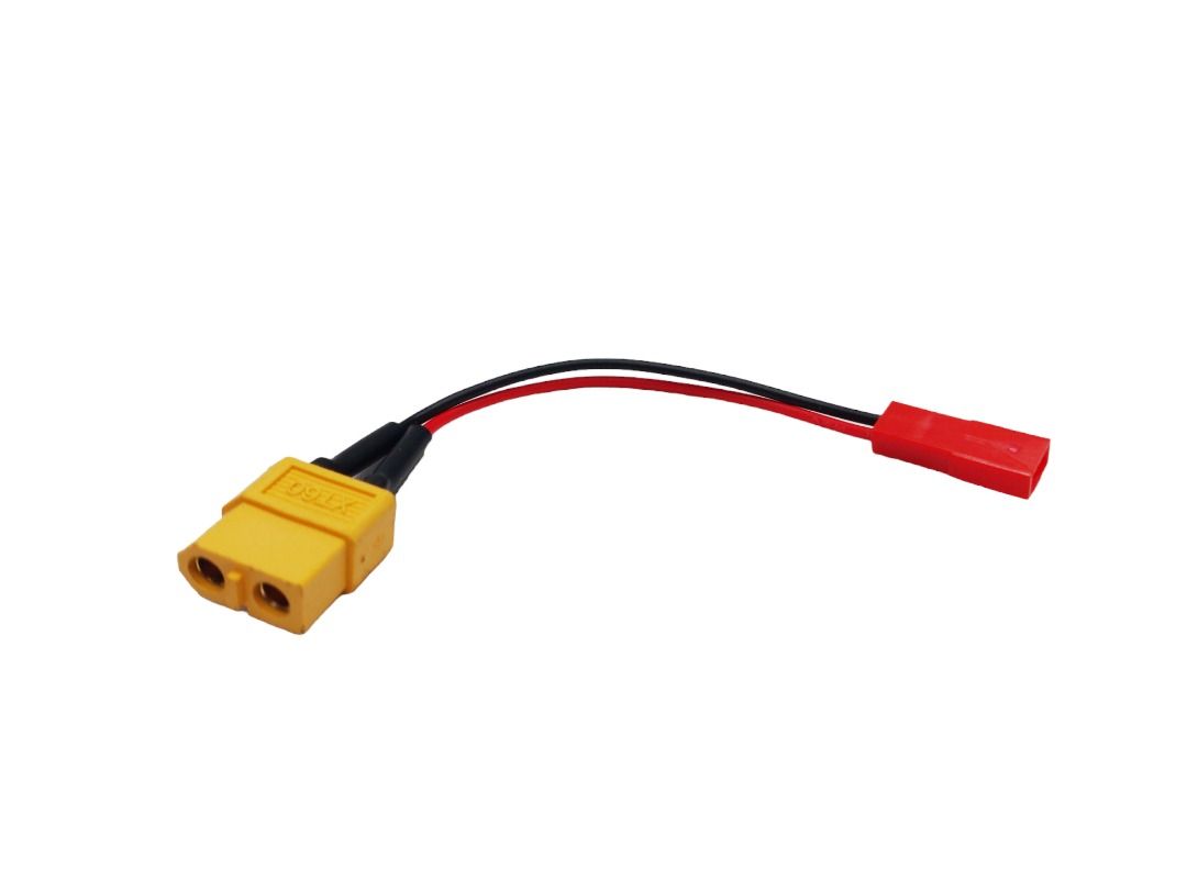 XT60 MALE/ FEMALE to JST CONNECTOR 2-PIN MALE/ FEMALE, BEST FOR CHARING ...