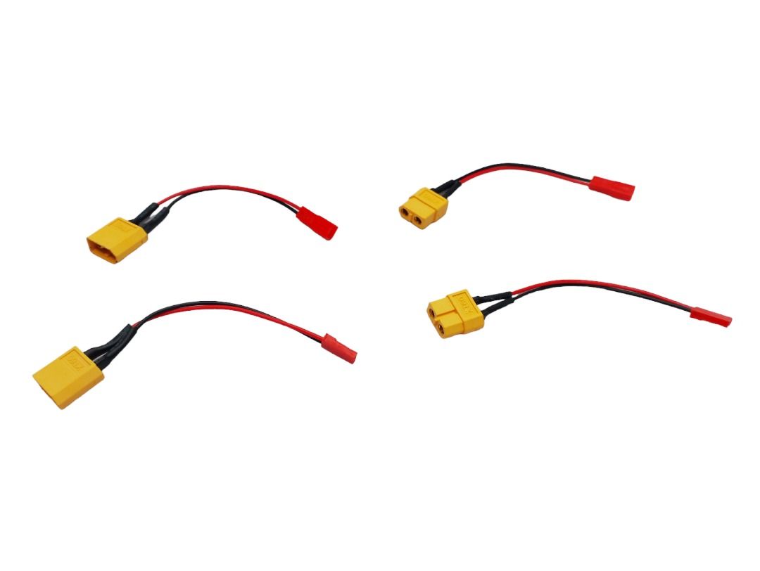 XT60 MALE/ FEMALE to JST CONNECTOR 2-PIN MALE/ FEMALE, BEST FOR CHARING BATTERY OPERATED TOYS ...