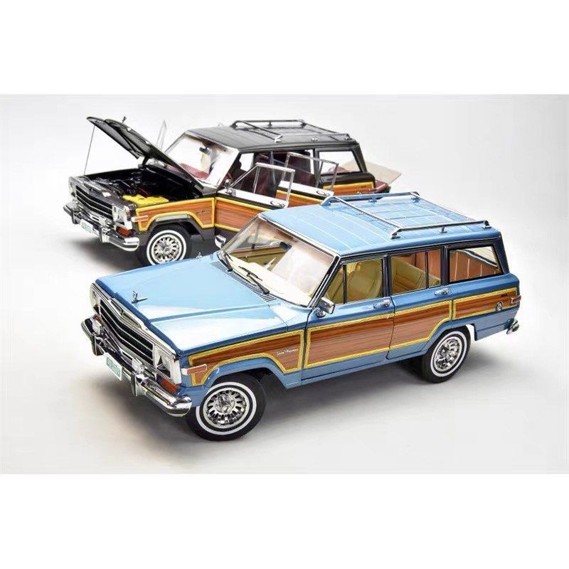 1/18 DD Model Jeep Wagoneer - Red, Brown, Sky Blue (full opening ...