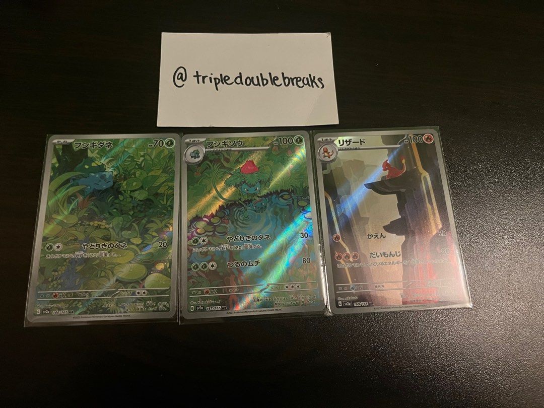 151 CHARIZARD VENUSAUR AR, Hobbies & Toys, Toys & Games on Carousell