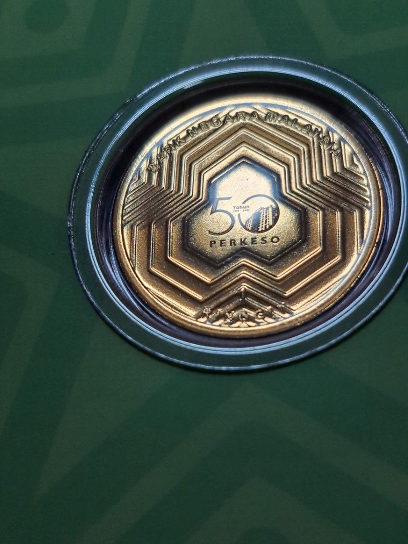 2021 Malaysia Perkeso Socso 50th Anniversary Ringgit RM1 Commemorative ...