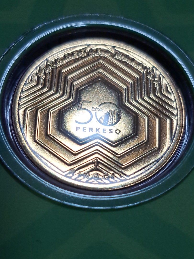 2021 Malaysia Perkeso Socso 50th Anniversary Ringgit RM1 Commemorative ...