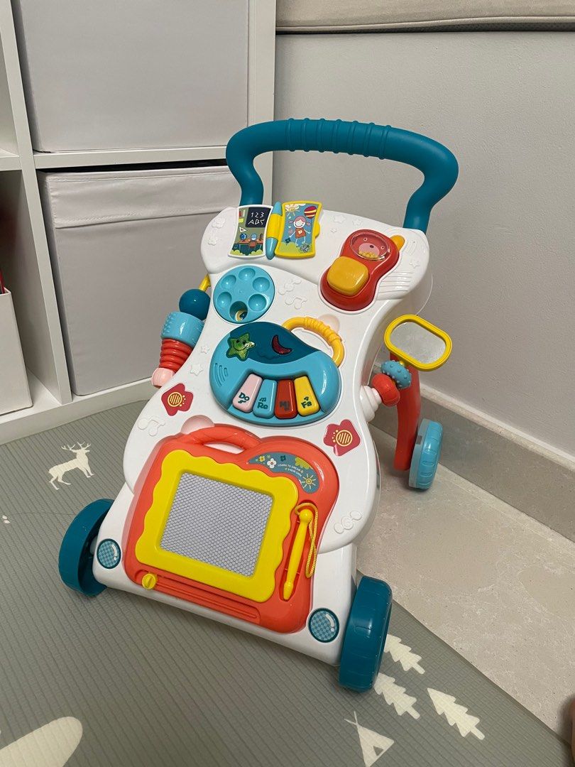 2 in 1 Learning Activity Push Walker, Babies & Kids, Infant Playtime on ...