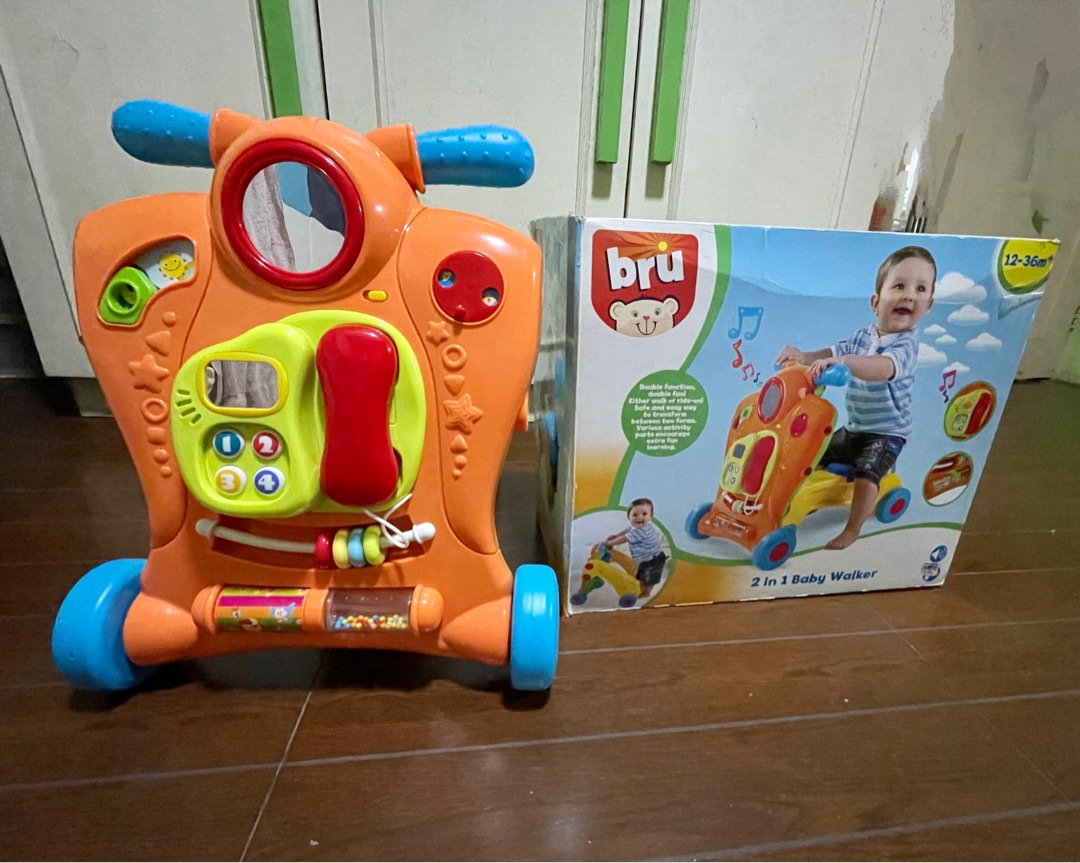 2-in-1 Bru Baby Walker (Toys R Us) on Carousell