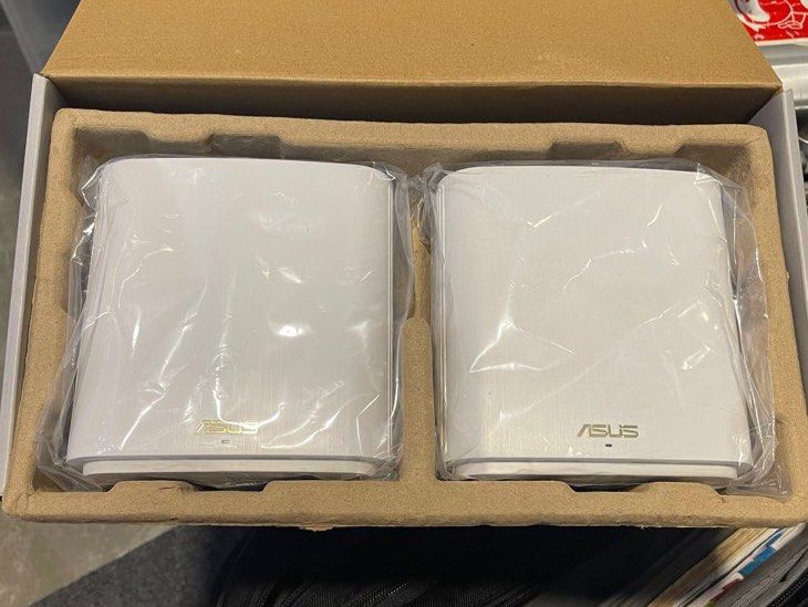 2x ASUS ZenWifi XD6 AX5400 Dual band Mesh WiFi 6 Routers, Computers ...
