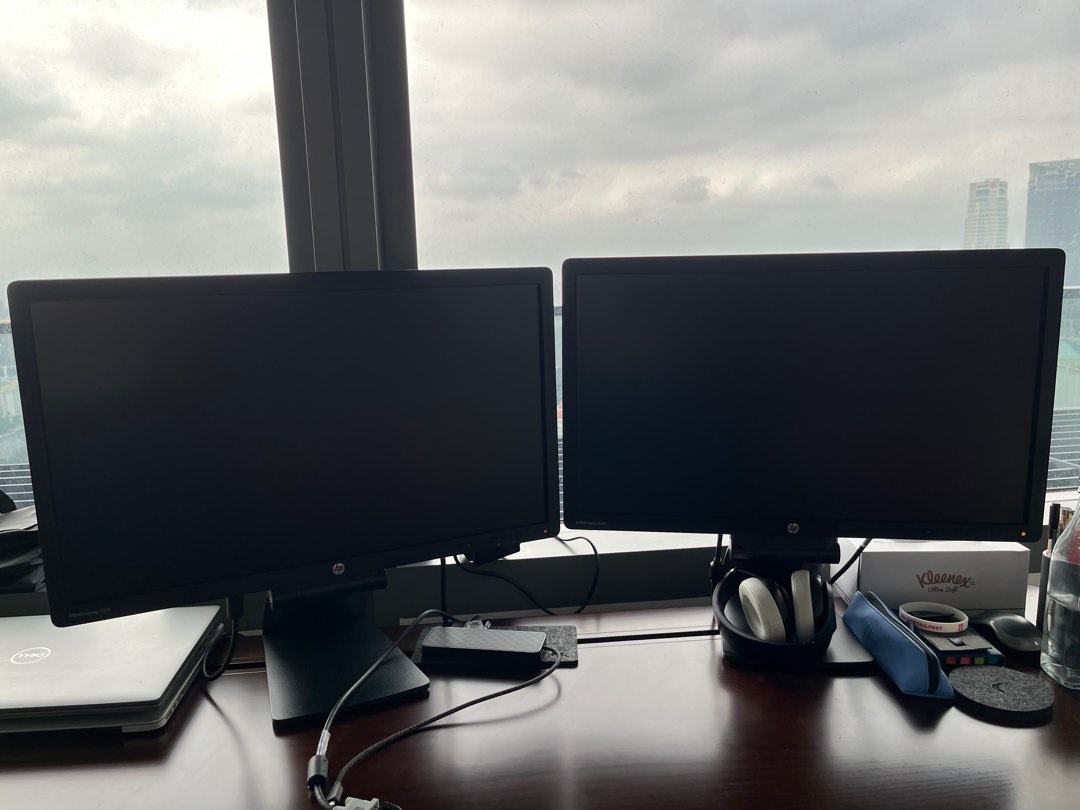 2x HP Monitors EliteDisplay E231, Computers & Tech, Parts & Accessories ...