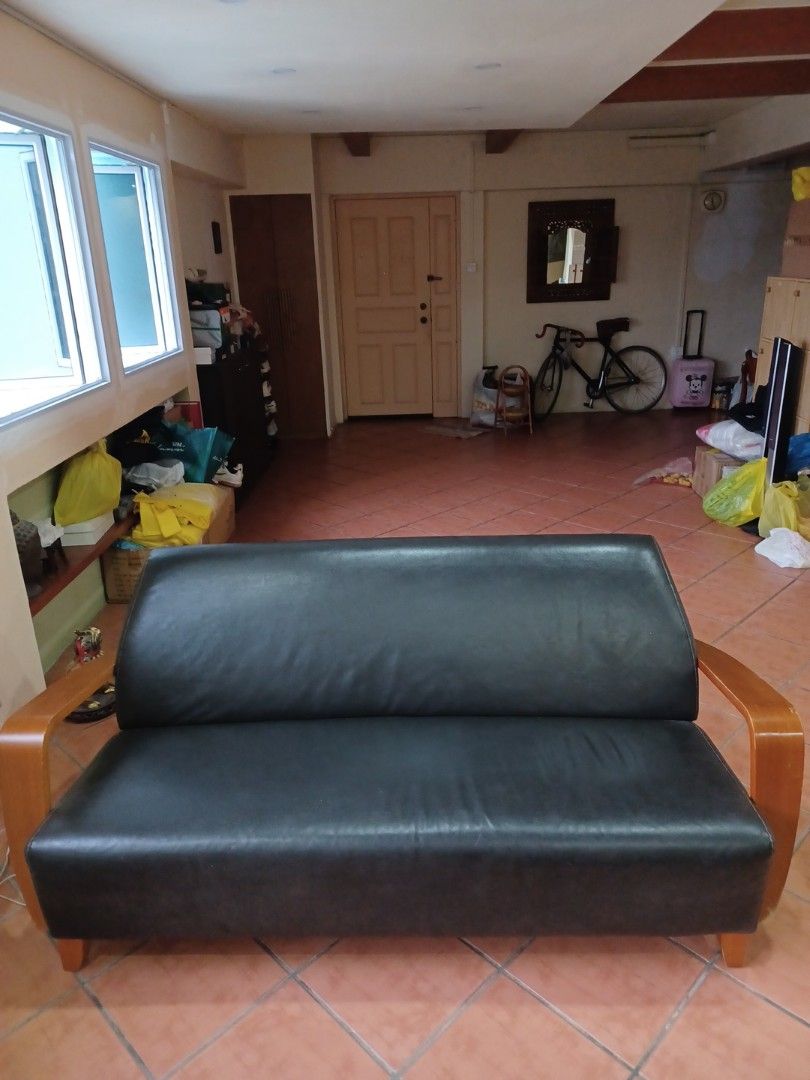 3 seater Sofa PVC Clearance Sales, Furniture & Home Living, Furniture ...