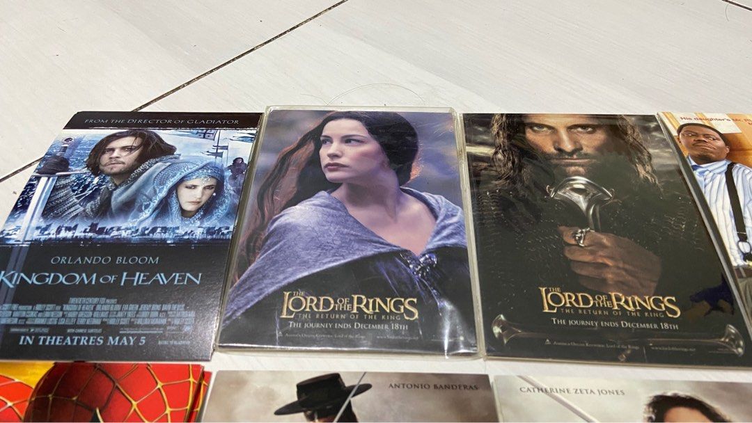 Pack of 10 - See Description & Pics - Assorted Movie post cards from ...
