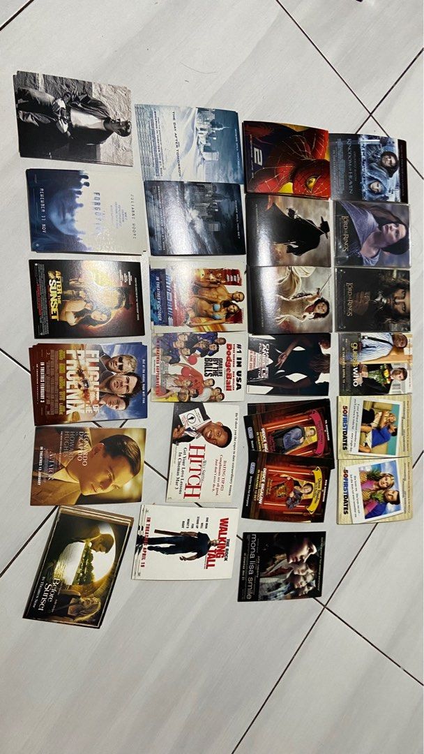 Pack of 10 - See Description & Pics - Assorted Movie post cards from ...
