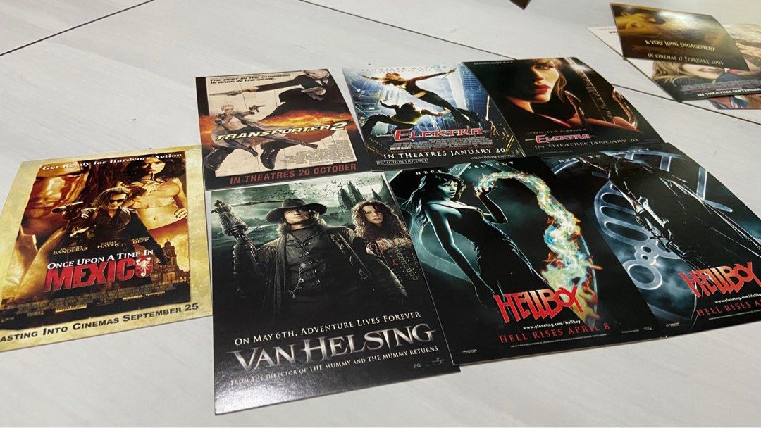 Pack of 10 - See Description & Pics - Assorted Movie post cards from ...