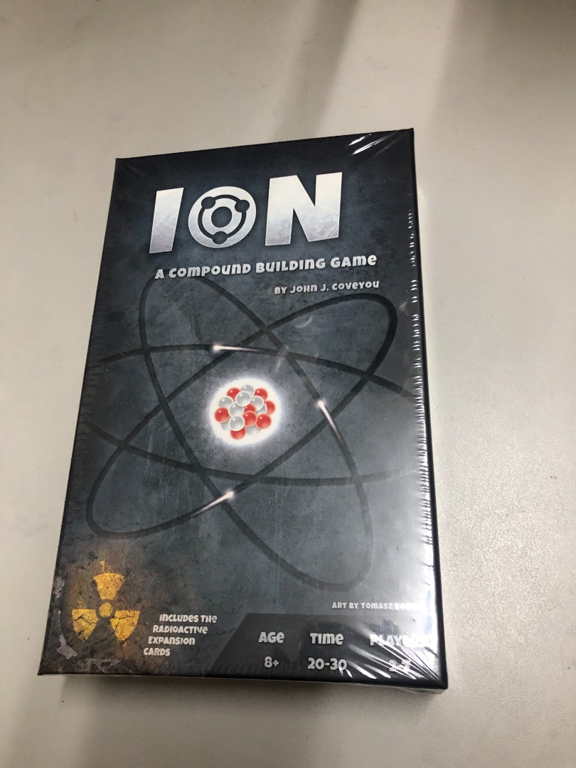 科學桌遊 Ion: The Compound Building Game, 興趣及遊戲, 玩具 & 遊戲類 - Carousell