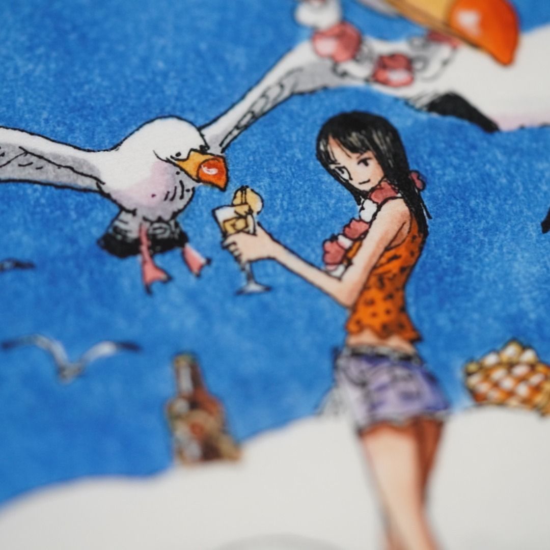 尾田榮一郎 ONE PIECE 海賊王 / 限量20 "ONE PIECE SKY PINE" 一套2張 版畫 art print 附NFT證書, 興趣及遊戲, 手作＆自家設計, 文具及工藝 ...