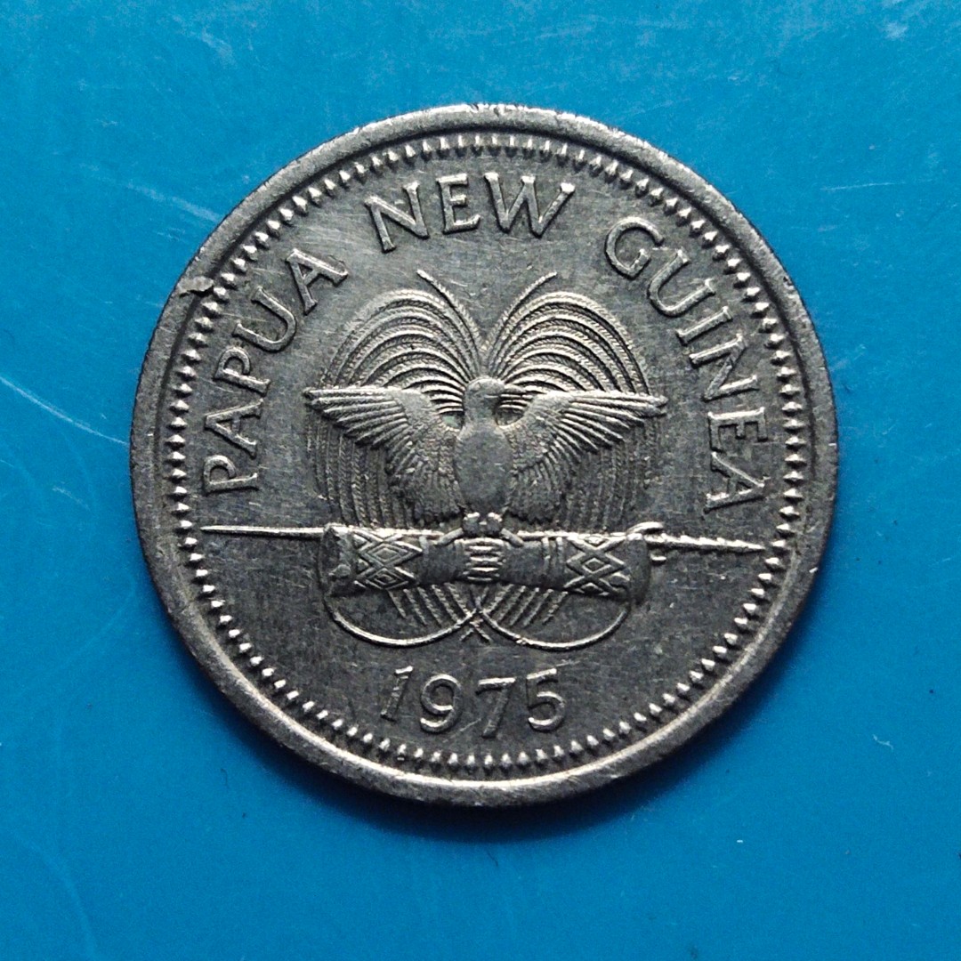 A98. 1975 Papua New Guinea 10 toea #BJ, Hobbies & Toys, Collectibles ...