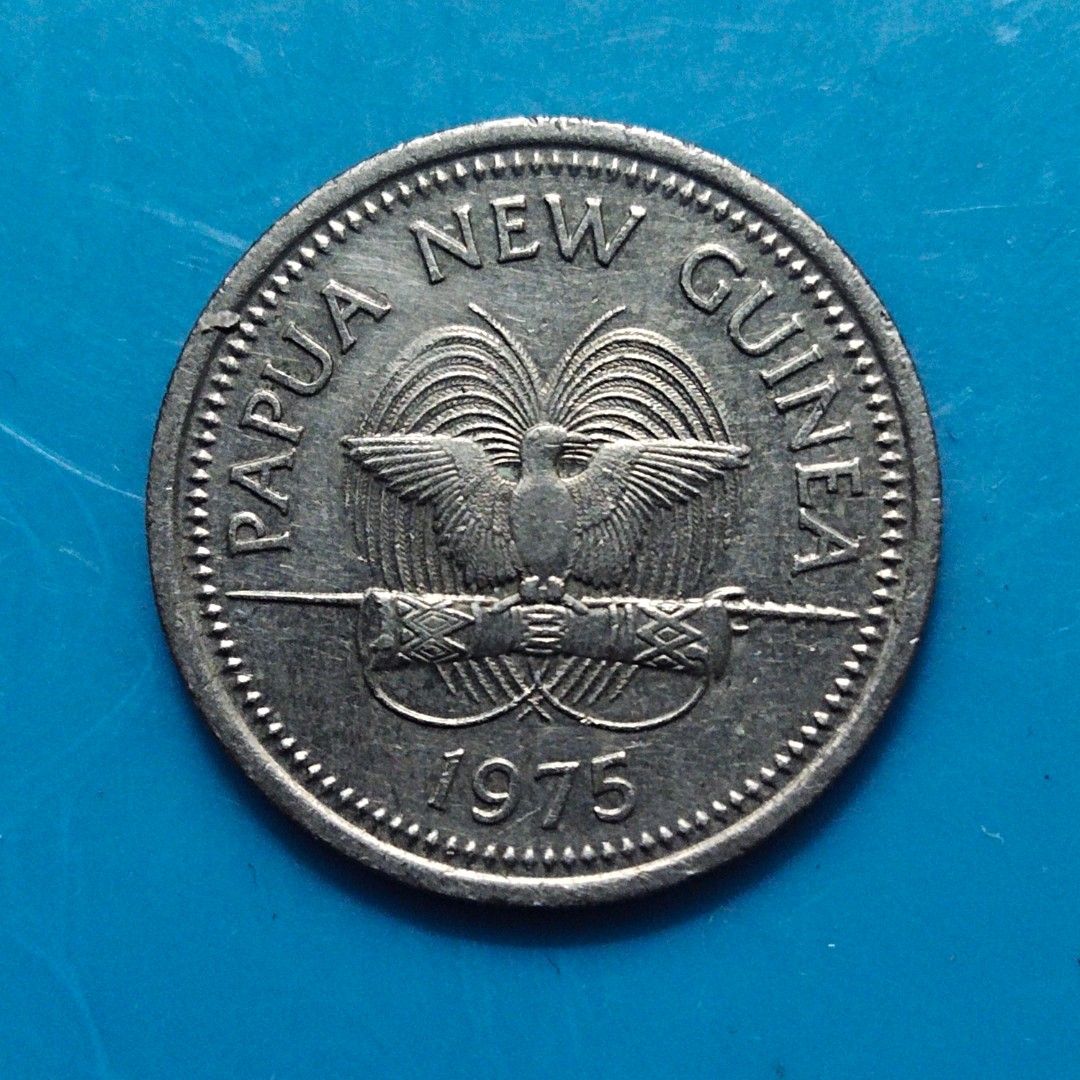A98. 1975 Papua New Guinea 10 toea #BJ, Hobbies & Toys, Collectibles ...