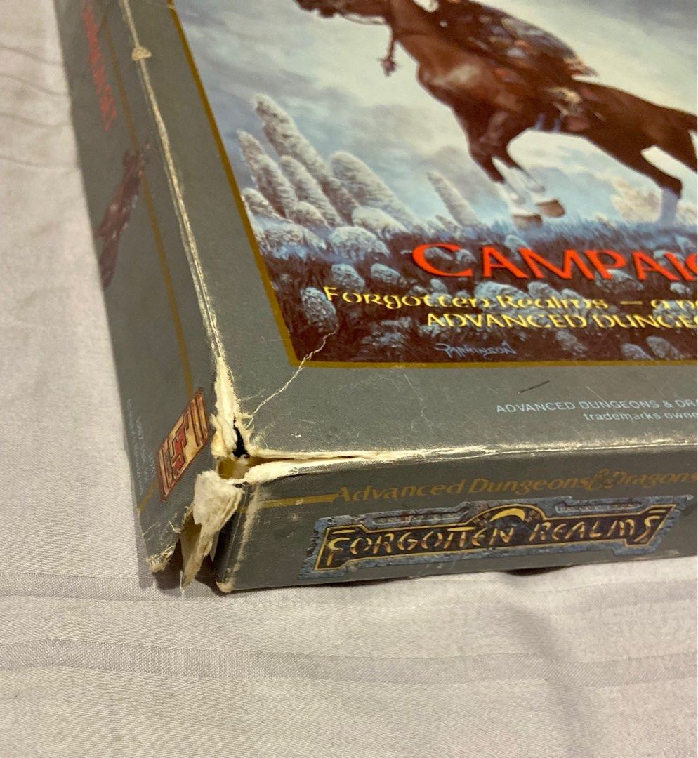 AD&D Forgotten Realms Campaign Setting Boxed Set, Hobbies & Toys, Books ...