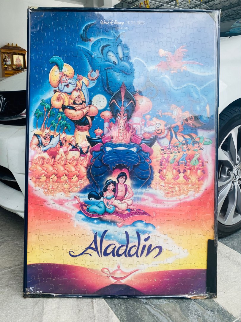 Aladdin Movie Poster Jigsaw Puzzle Disney, Hobbies & Toys, Collectibles ...