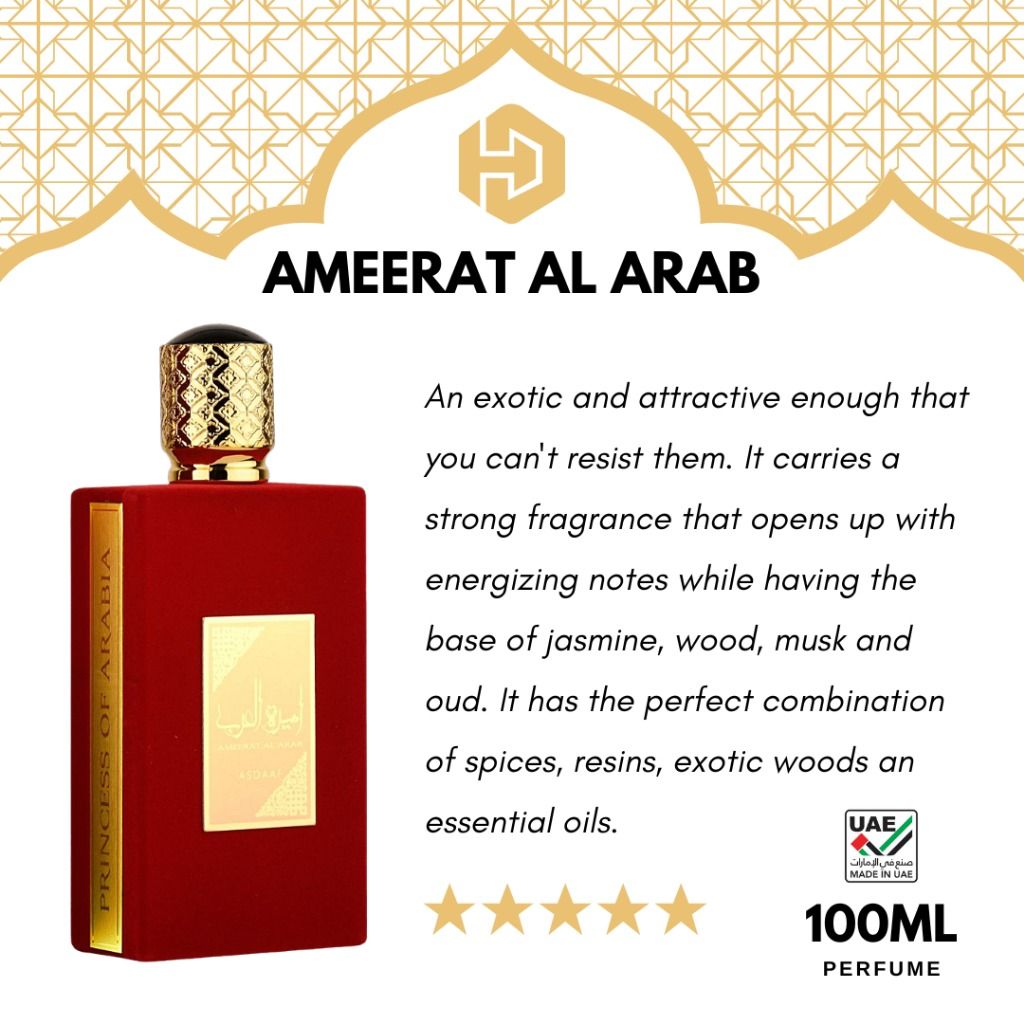 Ameerat Al Arab| Prive Rose Viral Arabic Perfume EDP 100ml Asdaaf ...