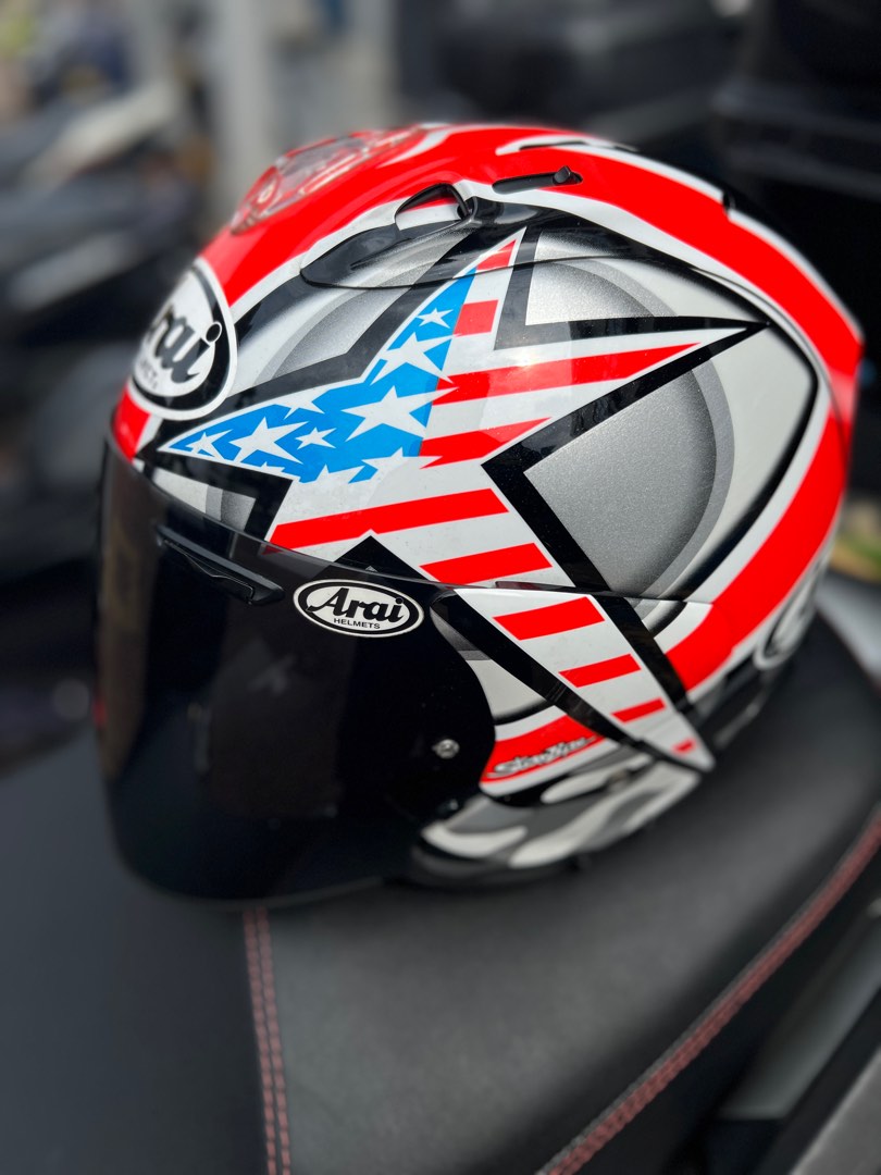 ARAI VZ-RAM LAGUNA HAYDEN, Motorcycles, Motorcycle Apparel on Carousell