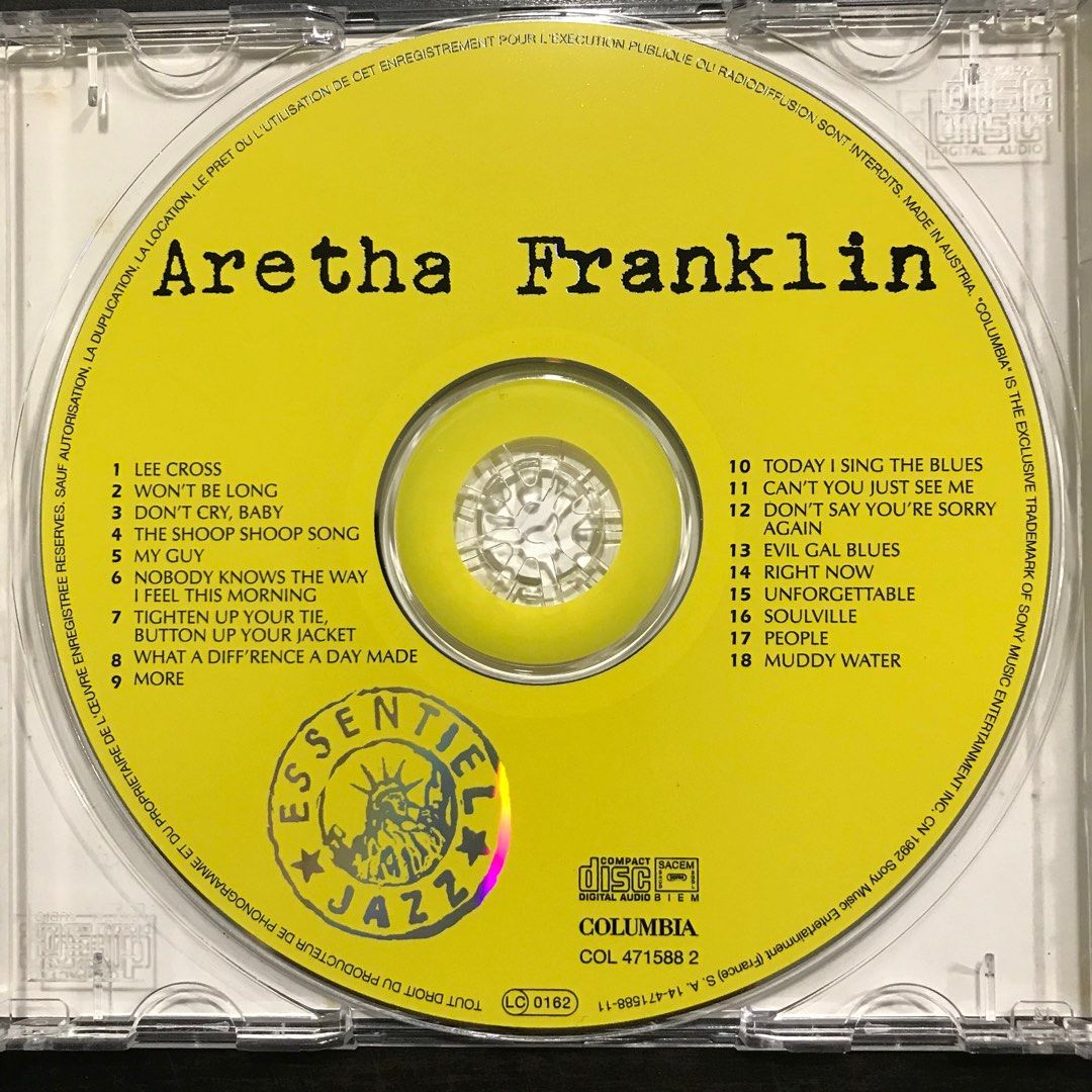 Aretha Franklin CD (Box Ipoh), Hobbies & Toys, Music & Media, CDs & DVDs on Carousell