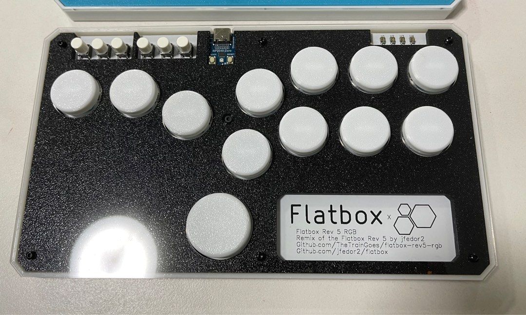 Art Case Fightcake flatbox RGB leverless stickless all button ...