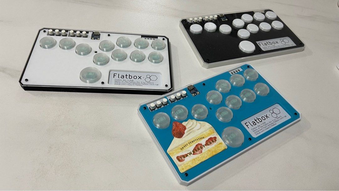Art Case Fightcake flatbox RGB leverless stickless all button ...
