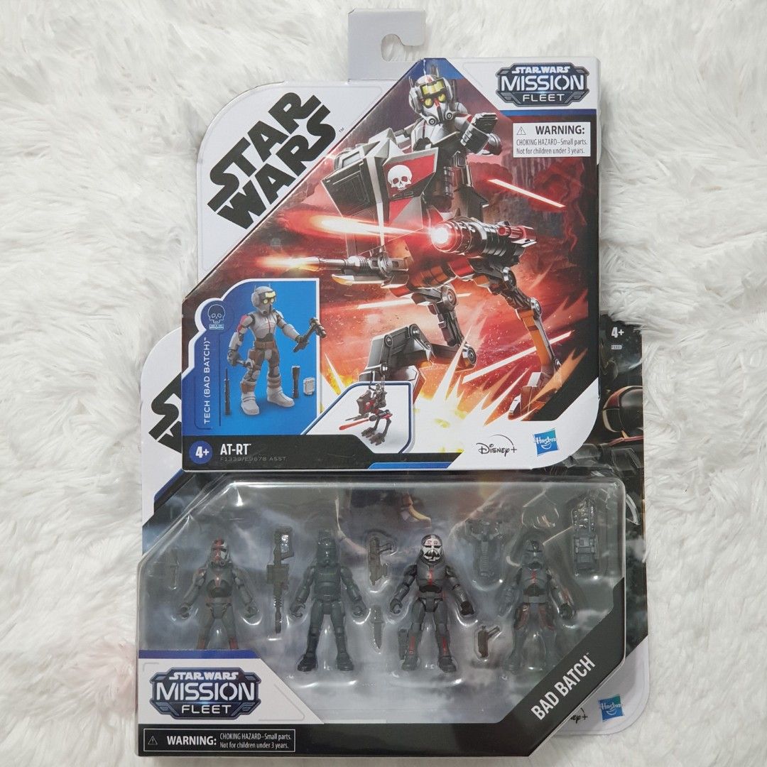 AT-RT TECH & HUNTER ECHO CROSSHAIR WRECKER The Bad Batch Star Wars Mission Fleet Set of 2 ...