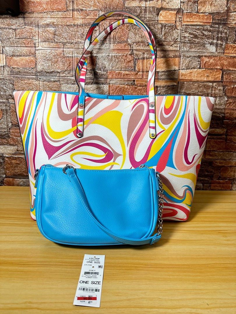 Authentic INC Tote Bag with Pochette, Women's Fashion, Bags & Wallets ...