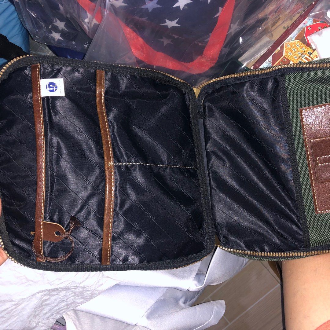Authentic Samsonite Vintage Retro Military Army Green Men's Crossbody ...