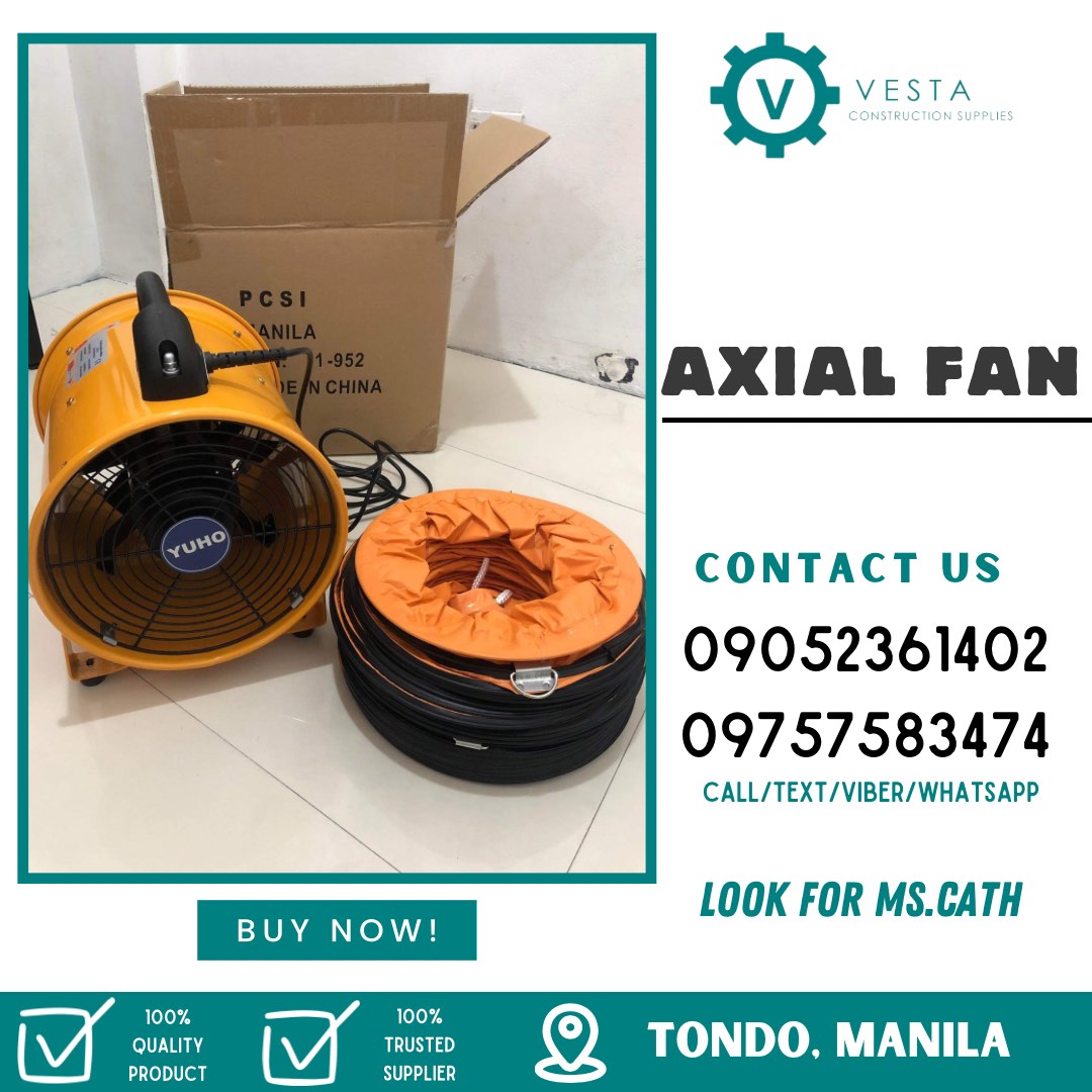 Axial fan, Commercial & Industrial, Construction & Building Materials ...