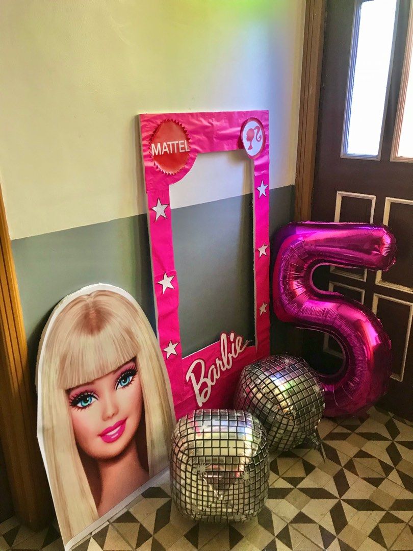 Barbie backdrop, Hobbies & Toys, Stationary & Craft, Occasions & Party ...