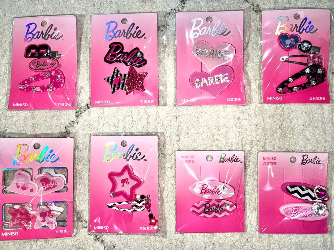 Barbie x Miniso Hair Accessories, Women's Fashion, Watches ...