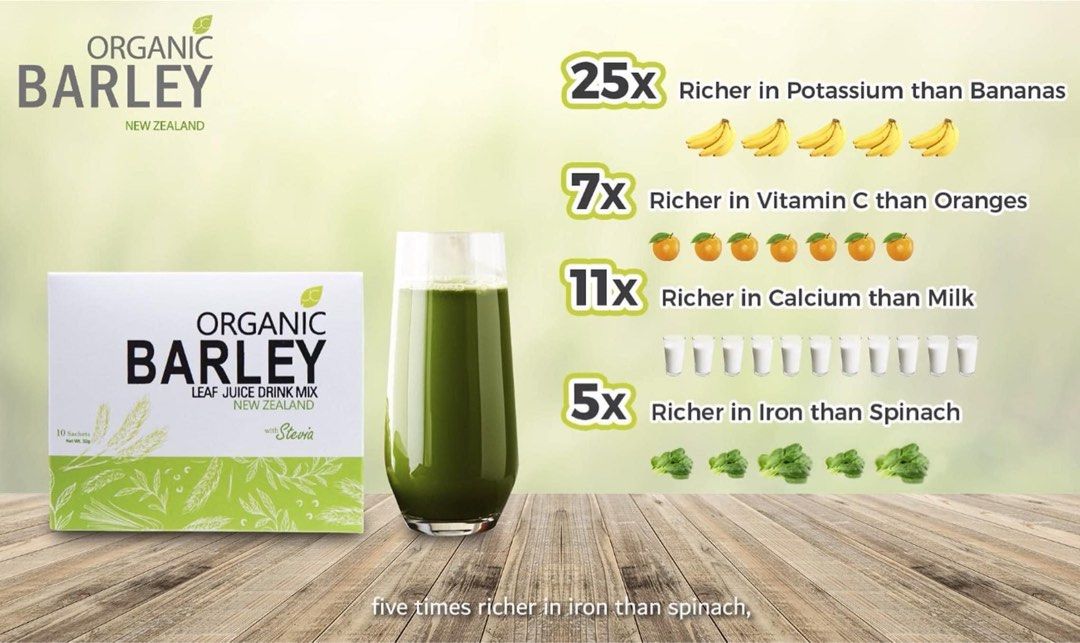 JC ORGANIC Barley juice and capsule, Fresh from New zealand, Health ...