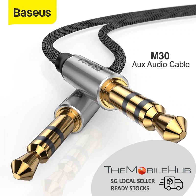 Baseus M30 Yiven Aux Audio Cable Male to Male 3.5mm Jack 0.5M 1M 1.5M ...