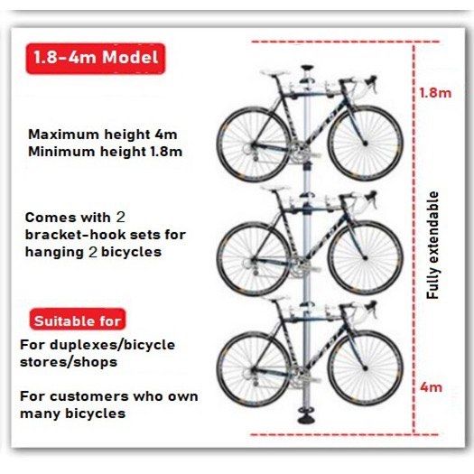 Bicycle Tower Rack, Sports Equipment, Bicycles & Parts, Parts ...