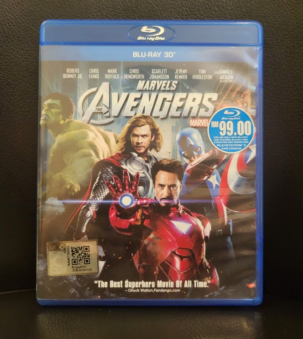 Bluray 3d avenger, Hobbies & Toys, Music & Media, CDs & DVDs on Carousell