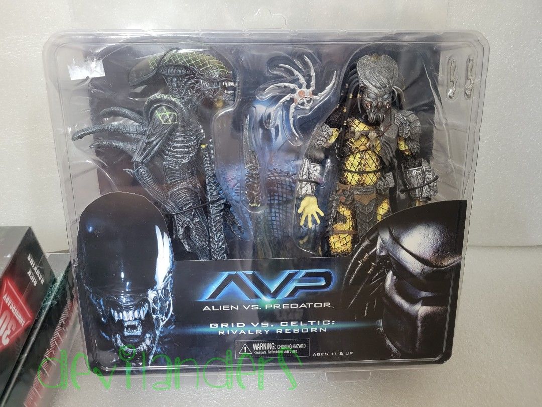 BRAND NEW 限定 日版 Neca GRID VS CELTIC RIVALRY REBORN ALIEN VS PREDATOR ...