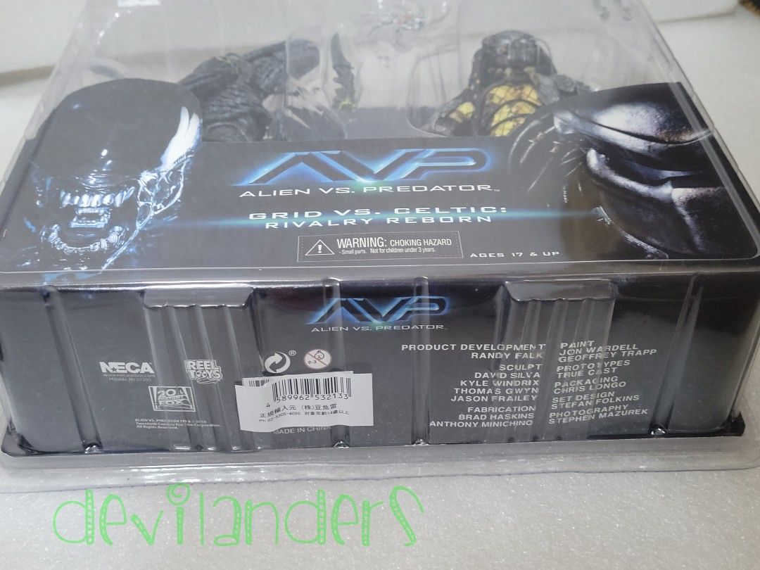 BRAND NEW 限定 日版 Neca GRID VS CELTIC RIVALRY REBORN ALIEN VS PREDATOR ...