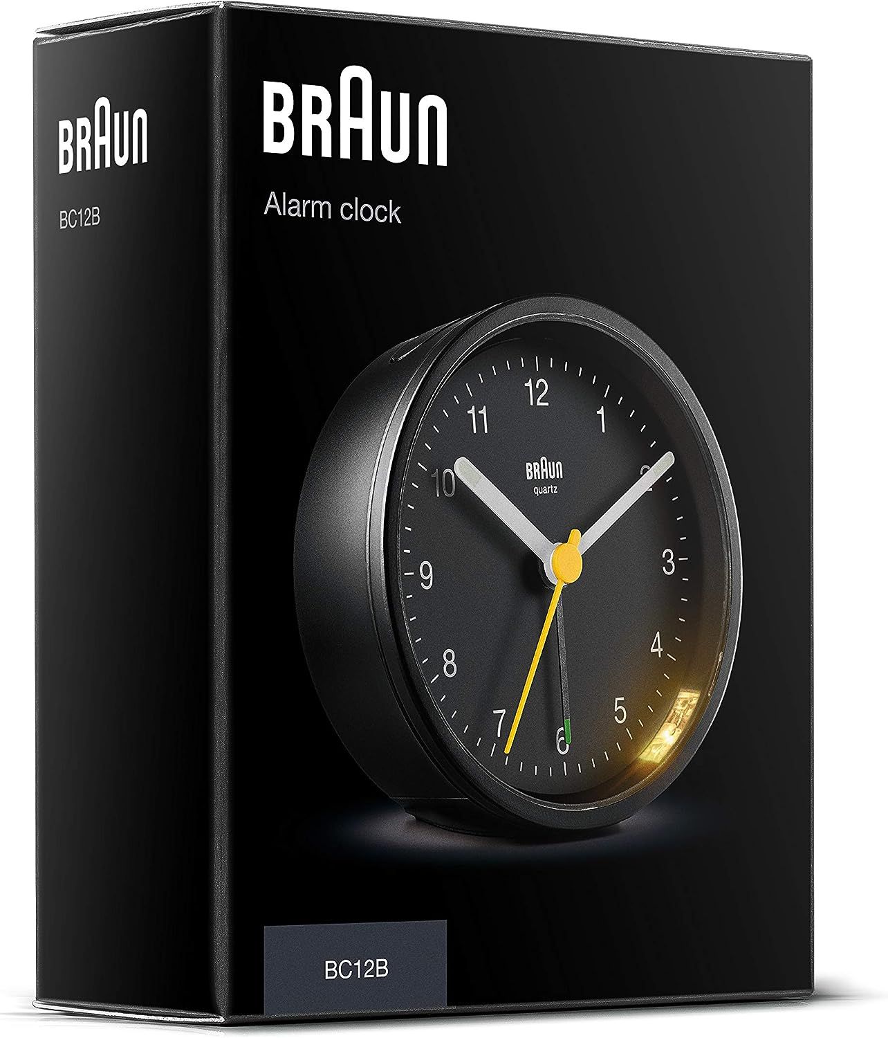 Braun Classic Analogue Alarm Clock with Snooze and Light, Quiet Quartz ...