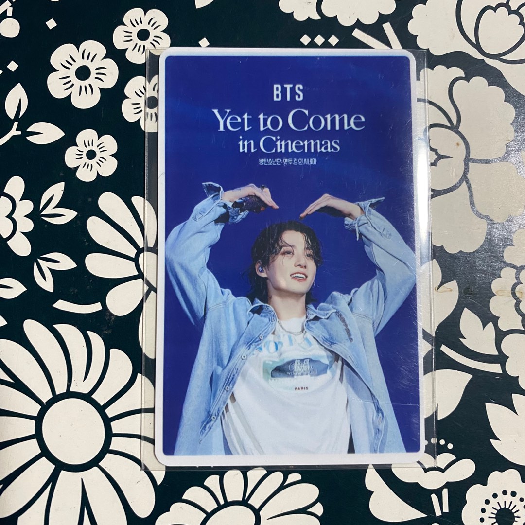 BTS Yet To Come in Cinemas CGV PVC PC Jungkook on Carousell