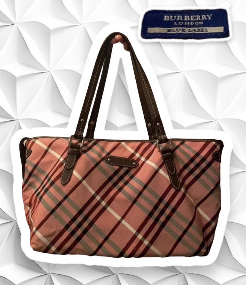 Burberry Blue Label Red Tote Bag on Carousell