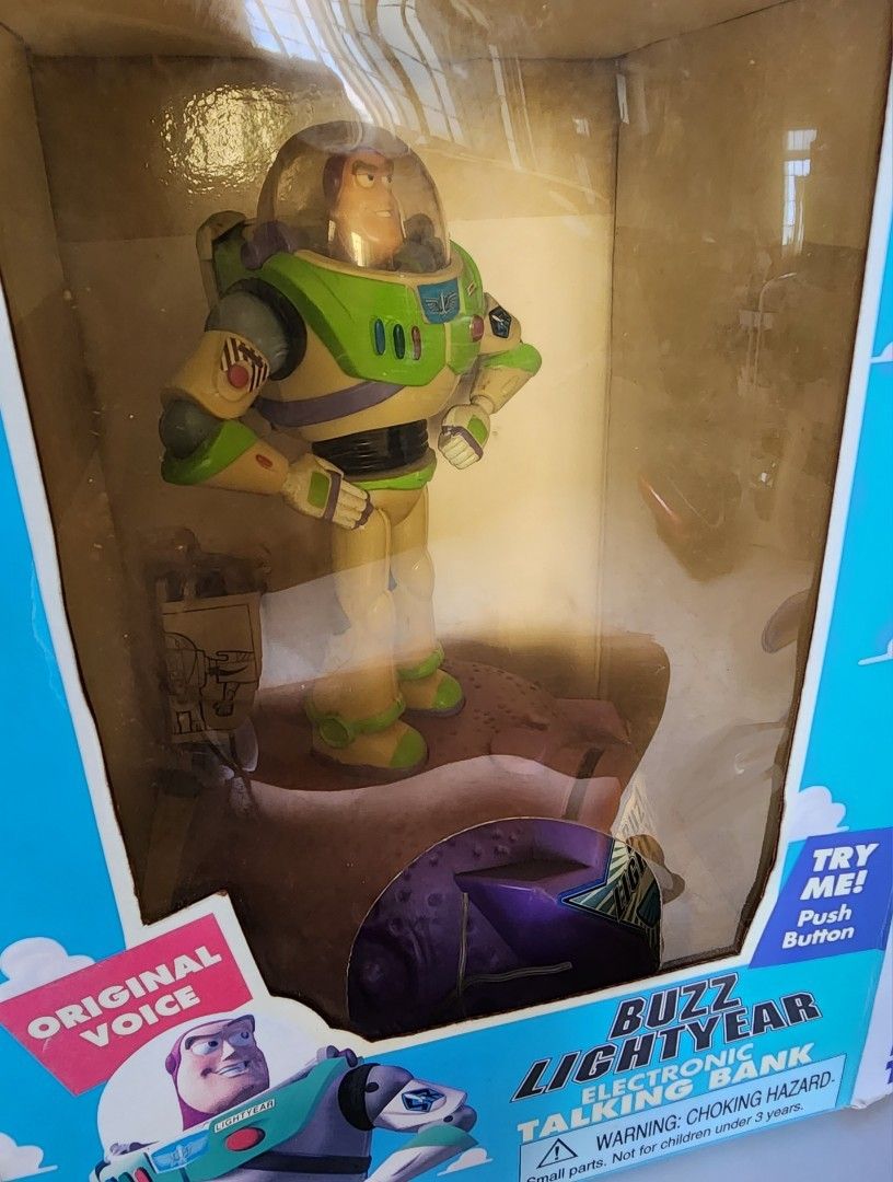 Buzz Lightyear electronic talking bank, Hobbies & Toys, Memorabilia ...