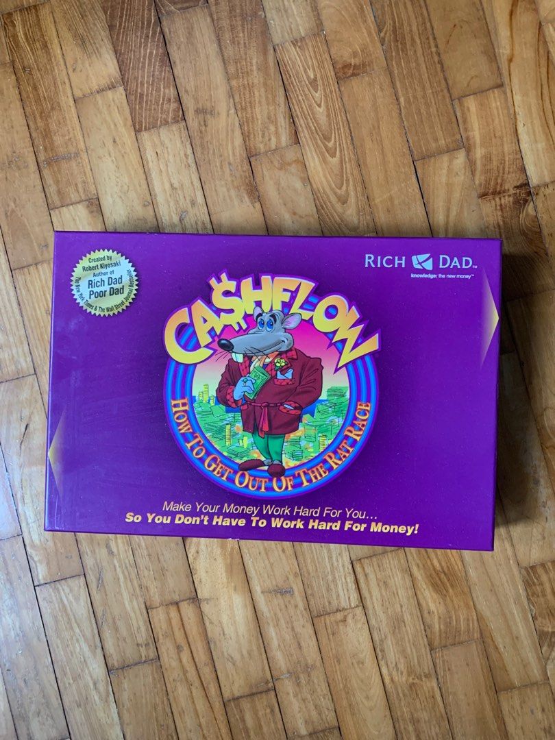 Cashflow board game rich dad poor dad robert kiyosaki, Hobbies & Toys ...