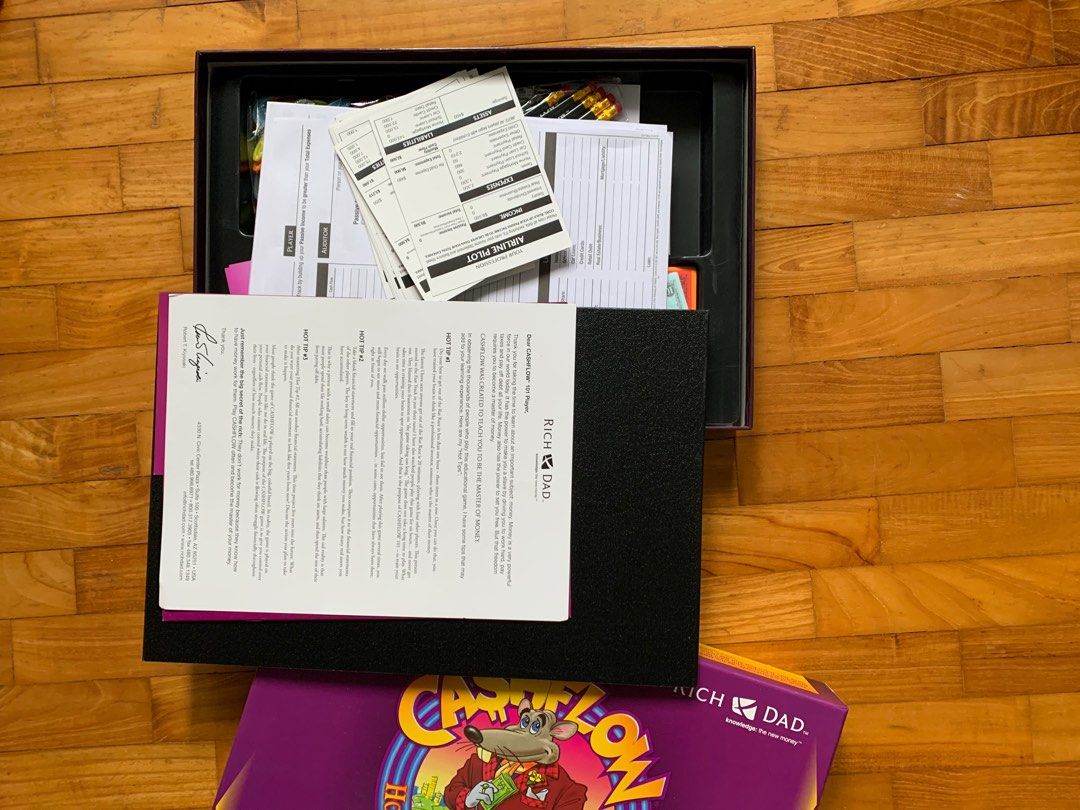 Cashflow board game rich dad poor dad robert kiyosaki, Hobbies & Toys ...